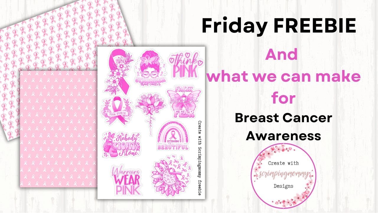 Friday FREEBIE and what we can make ! - YouTube