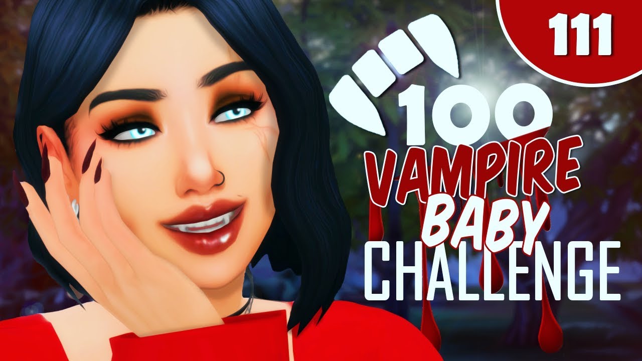 OUR FIRST BLUE BABY! | EP. 111 | The Sims 4: 100 Vampire Baby Challenge ...