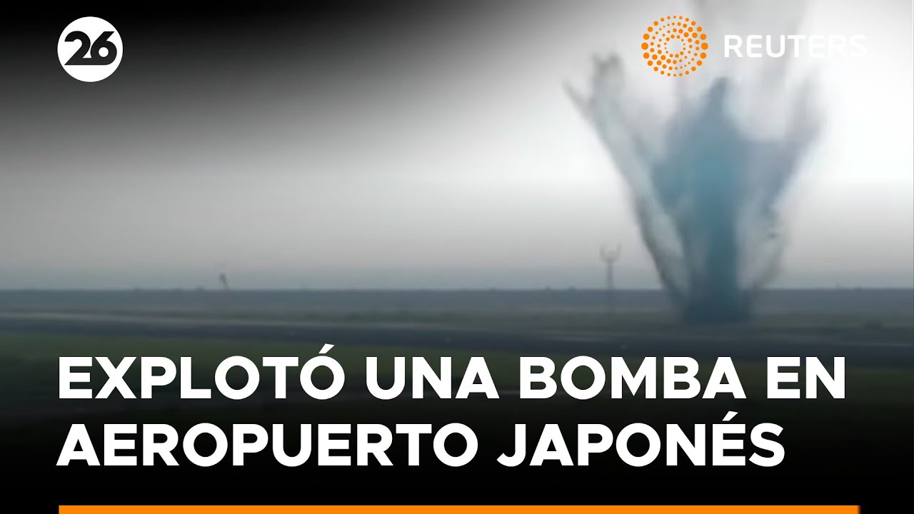 Bomba de la Segunda Guerra Mundial explota cerca de aeropuerto en Japón ...