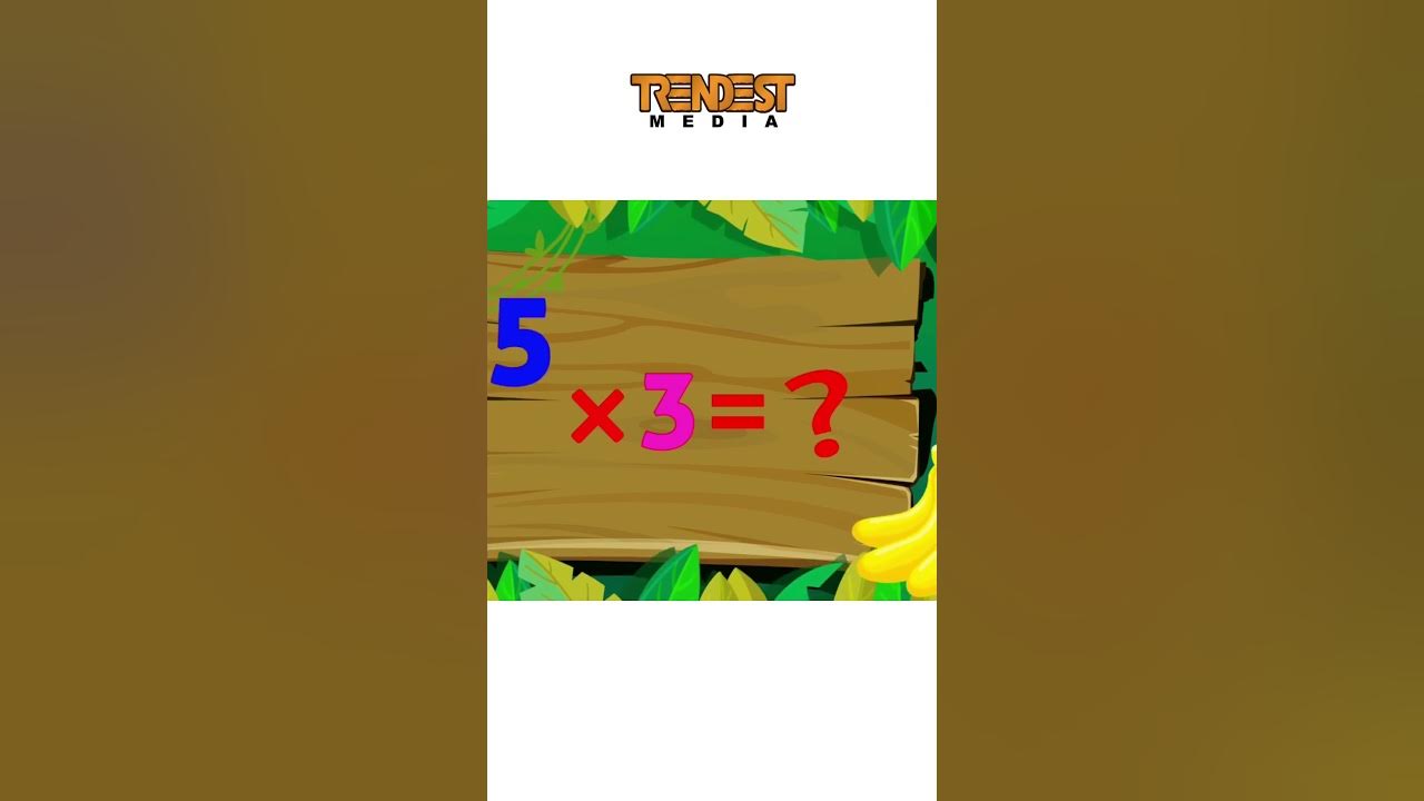 THREE - Multiplication Song for the Number 3 - Three | Sing Along ...