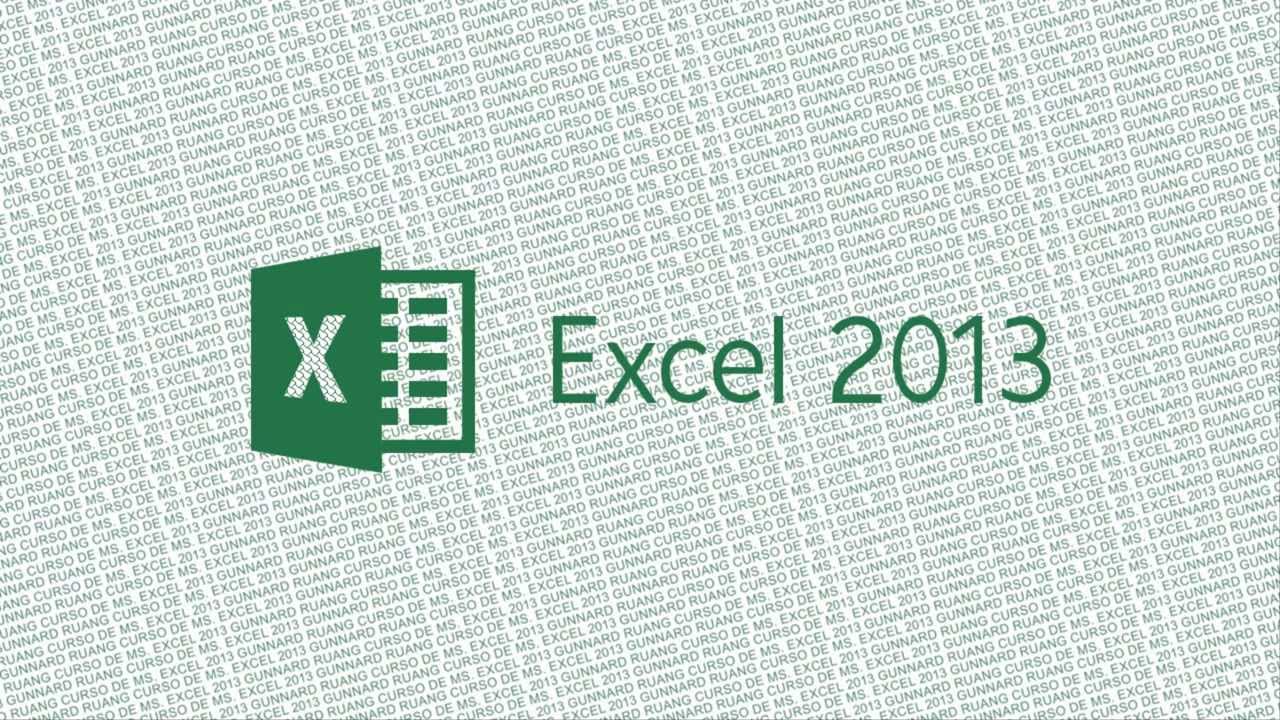 CURSO DE EXCEL 2013 SESIÓN 01 INGRESANDO A MS EXCEL 2013 - YouTube