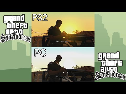GTA San Andreas PC VS PS2 (Skygfx) - YouTube