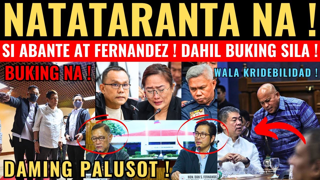 ABANTE AT DAN FERNANDEZ NATATARANTA NA! DUTERTE SASAMPA NA! BUKING SILA ...