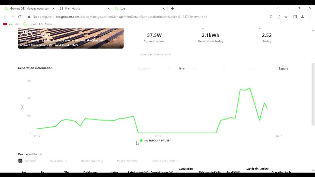 LOCALIZAR ERRORES | GROWATT OSS MANAGEMENT - YouTube