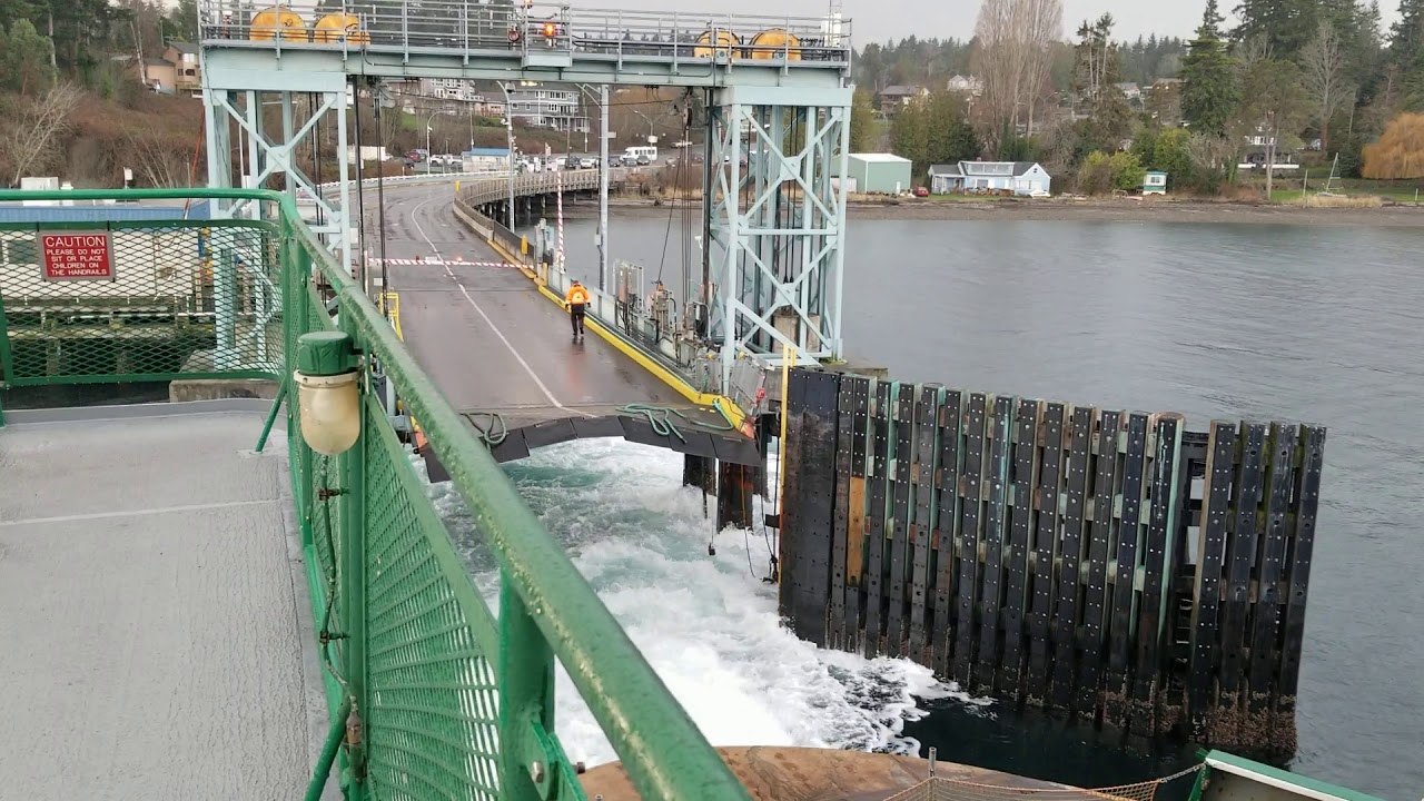 M/V Cathlamet Departing Southworth - YouTube