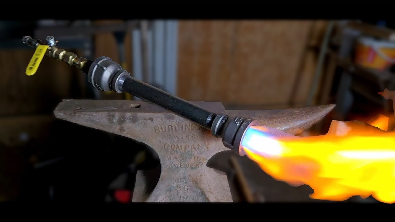 How to Make a propane gas forge burner with safety valve in 2025 (easy ...