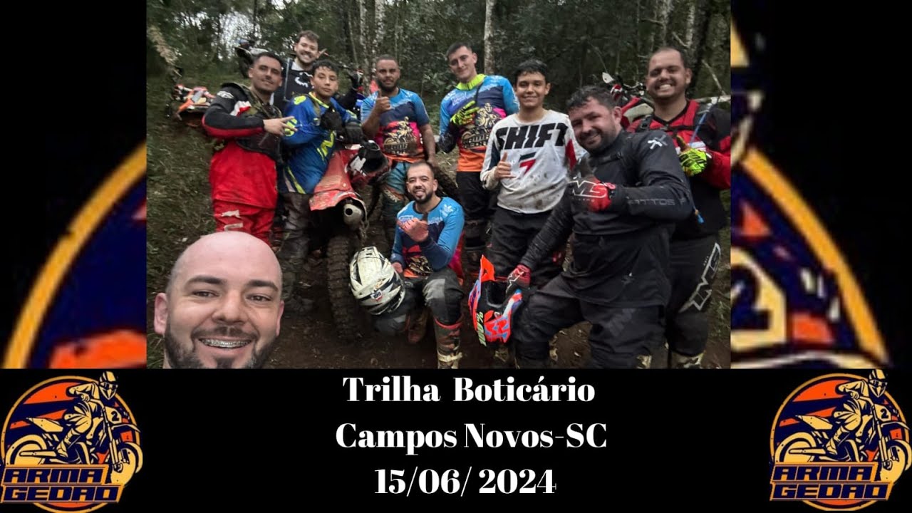 Trilha Boticário Armagedão Trilheiros 15/06/2024 - YouTube