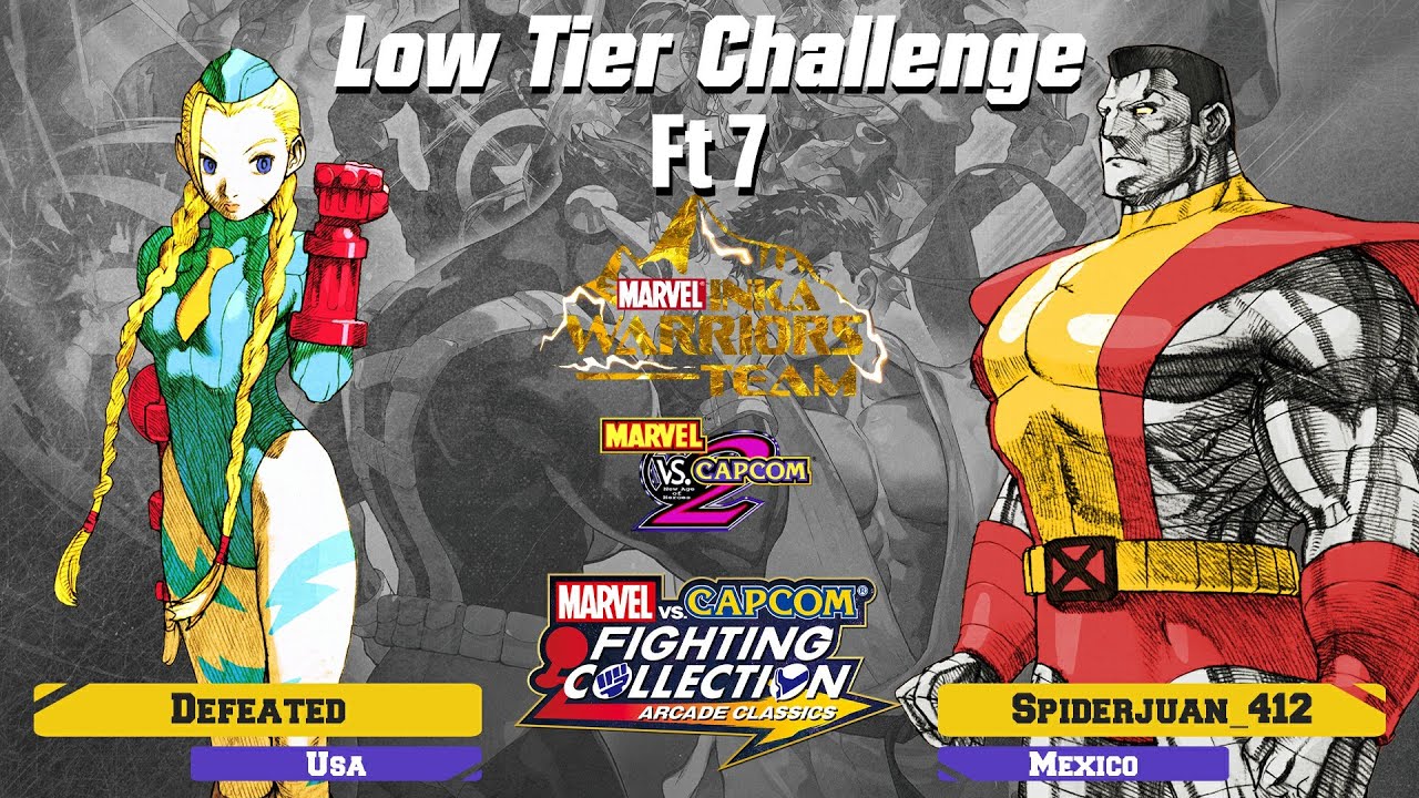 MVC Fighting Collection: MVC2: Defeated vs Spiderjuan_412 Ft 7 :. 18.12 ...