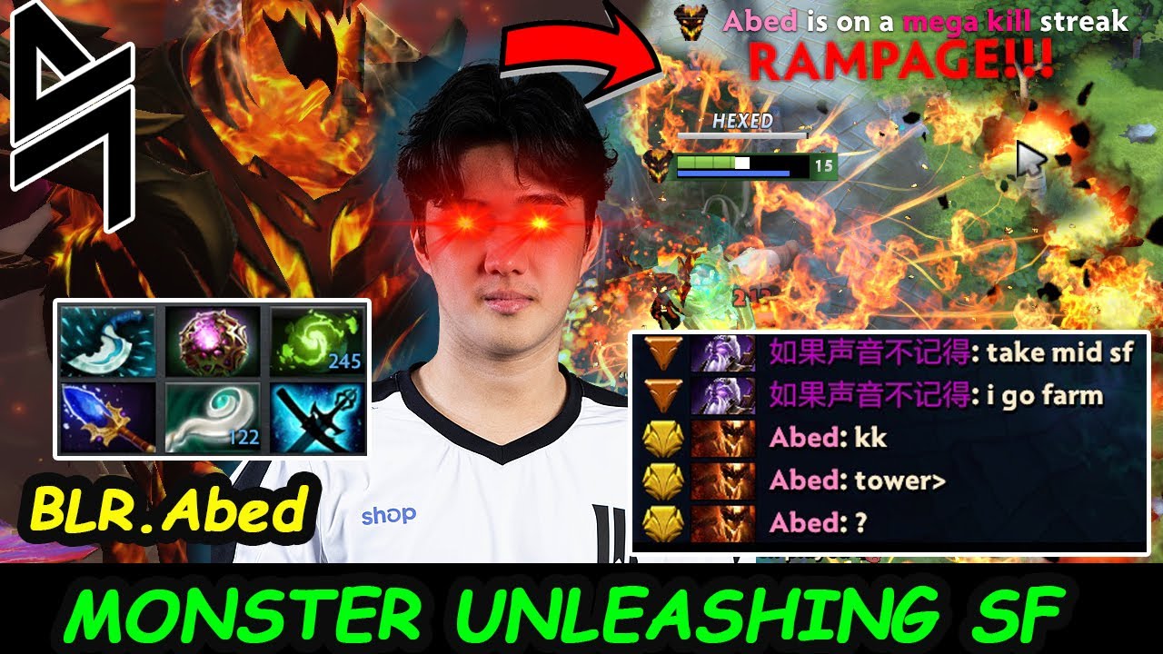 Unleashing Shadow Fiend: Abed's 7.36 RAMPAGE with Full Slot Build in ...