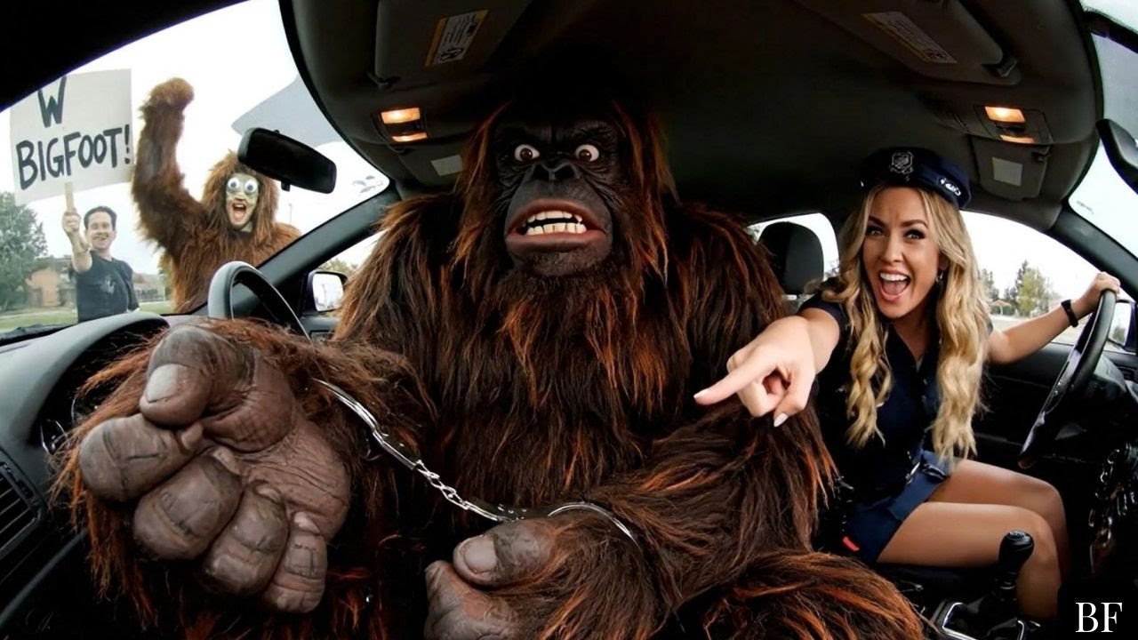 Bigfoot Gets Arrested But Still Streams 😂 | Chaotic Police Car Series ...