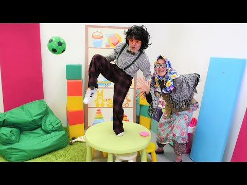 Sevcan ve Ümit ile komik video! Okutay babaannesini çıldırtıyor! Eğlenceli oyunlar