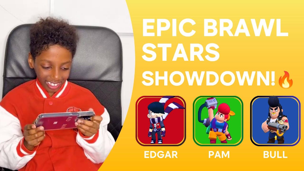 Epic Brawl Stars Showdown! 🔥 Edgar, Pam and Bull Dominate Solo Showdown ...