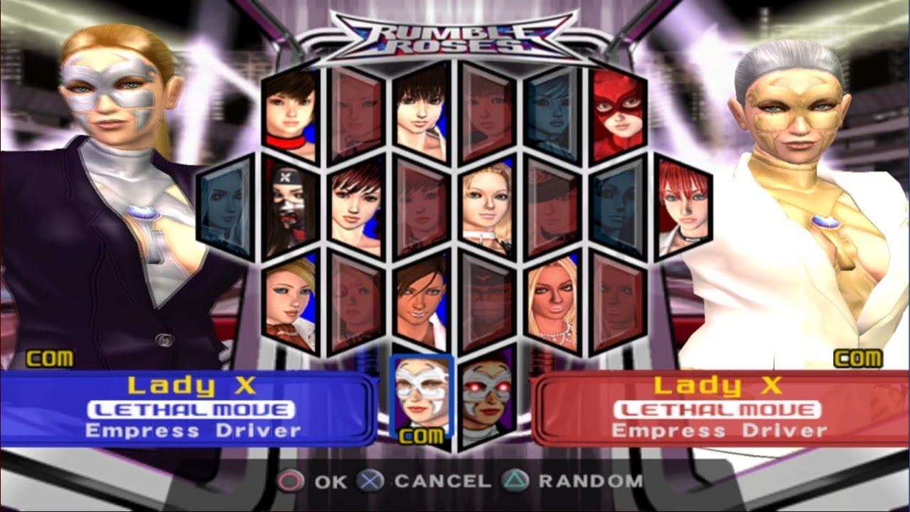 Rumble Rose Lady X vs Lady X - YouTube