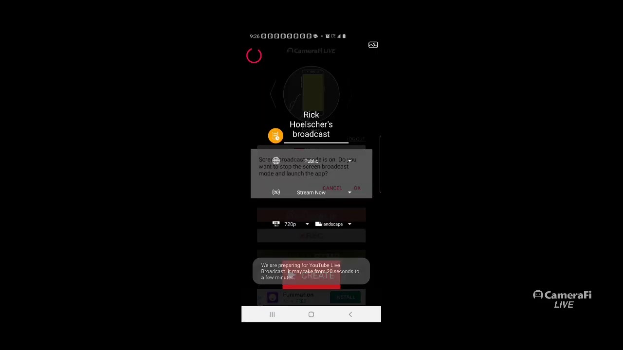 Rick Hoelscher's broadcast - YouTube