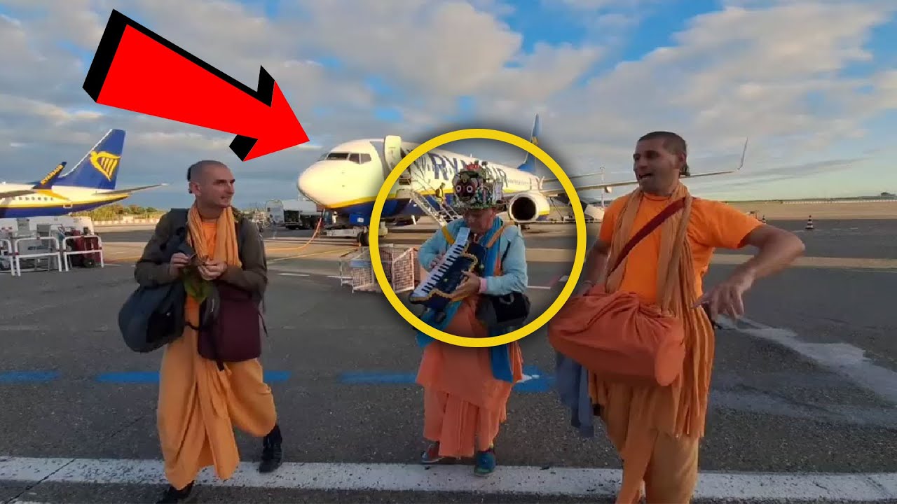 …Airport Pisa Arrival Fun… and Hare Krishna - YouTube
