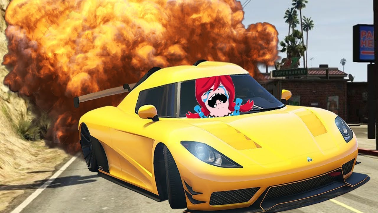 How Many Times Did Wendy's Mascot CRASH? | GTA 5 - YouTube