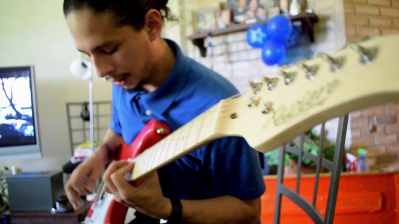 Blues Improv on custom Xaviere guitar - YouTube