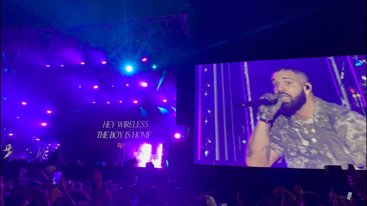 DRAKE SHOCKS FANS WITH SURPRISE PERFORMANCE | Wireless Festival Crystal ...