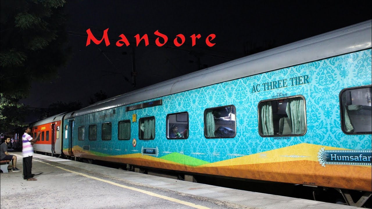 Mandore Express Flaunting Its Brand New LHB Rake | Palam (New Delhi ...