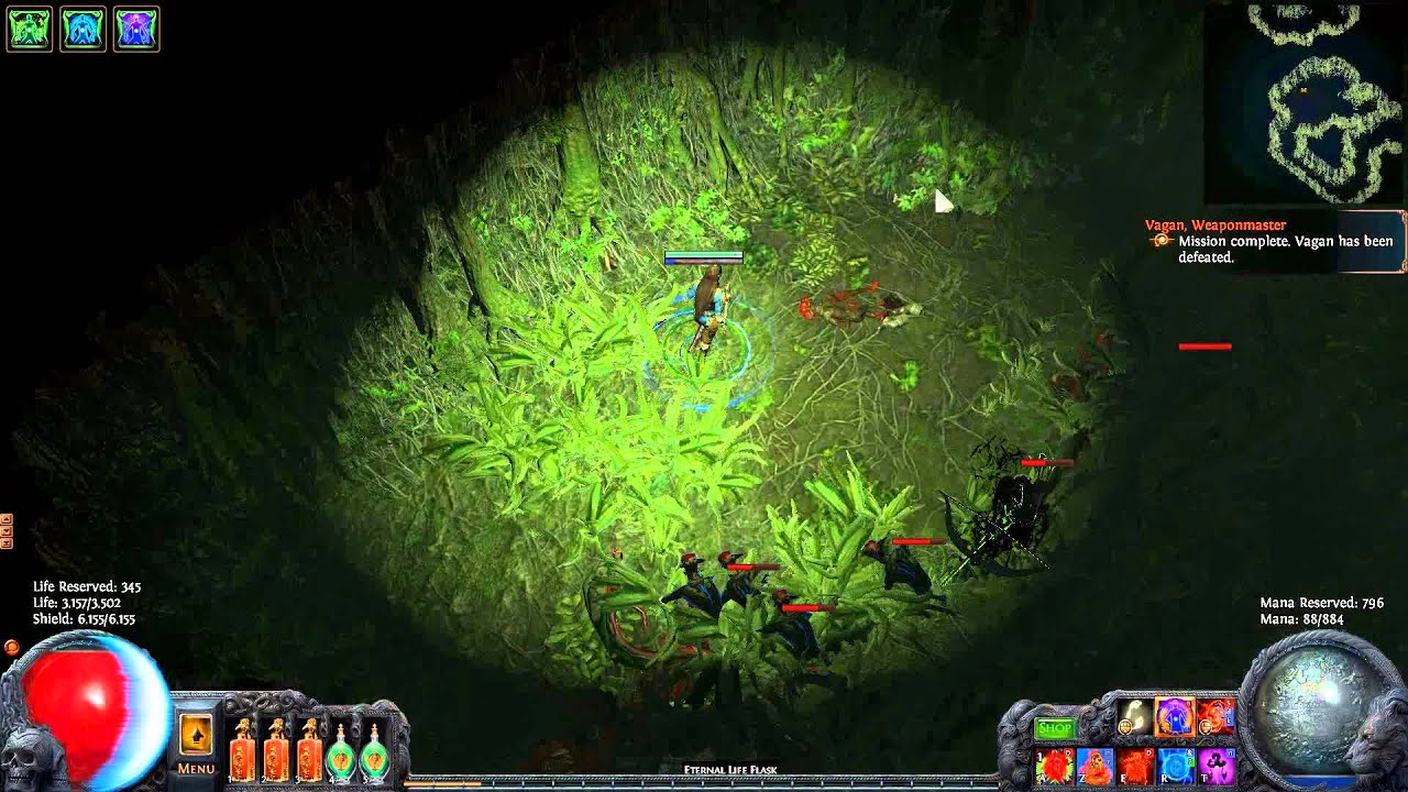 Patch 2.0 Thicket Map Boss Guide lvl 69 - Path Of Exile - YouTube