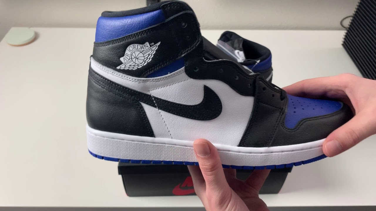 Air Jordan 1 Retro High OG Royal Toe Review! - YouTube