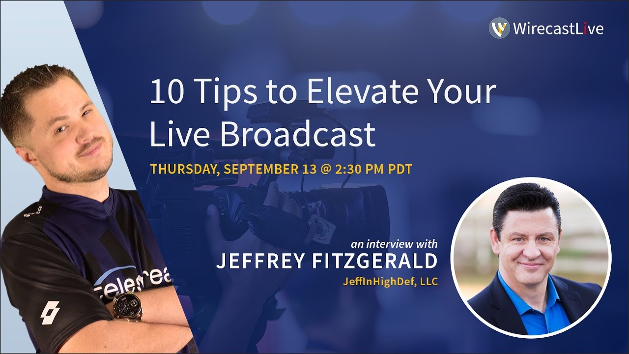 10 Tips to Elevate Your Live Broadcast - YouTube