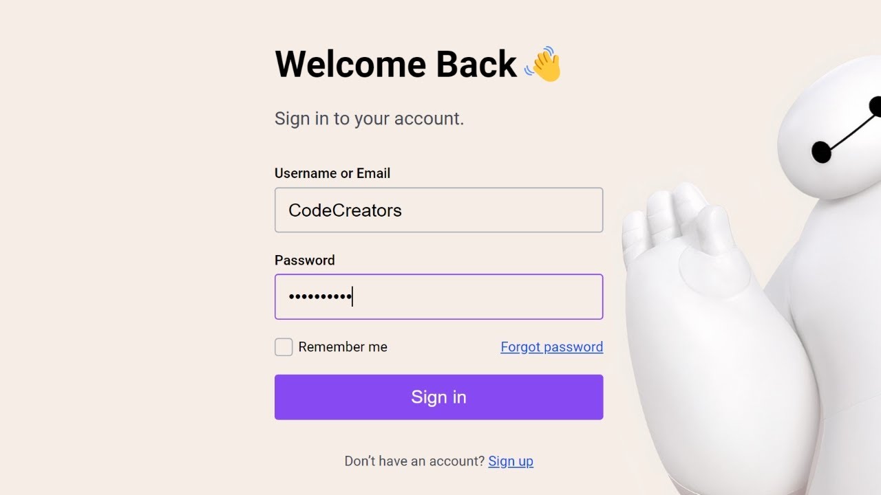 Login Form in HTML & CSS | How To Create Login Form In HTML and CSS ...