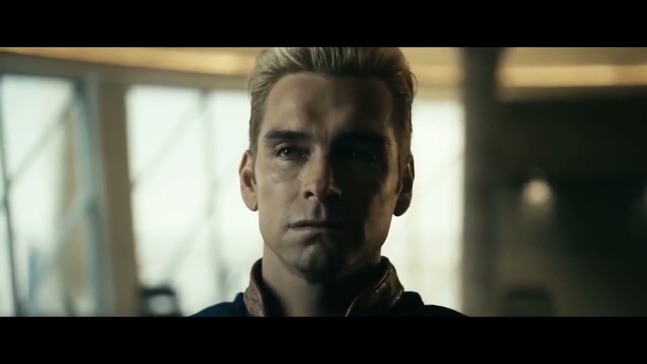 Homelander Looking at TV Green Screen - YouTube