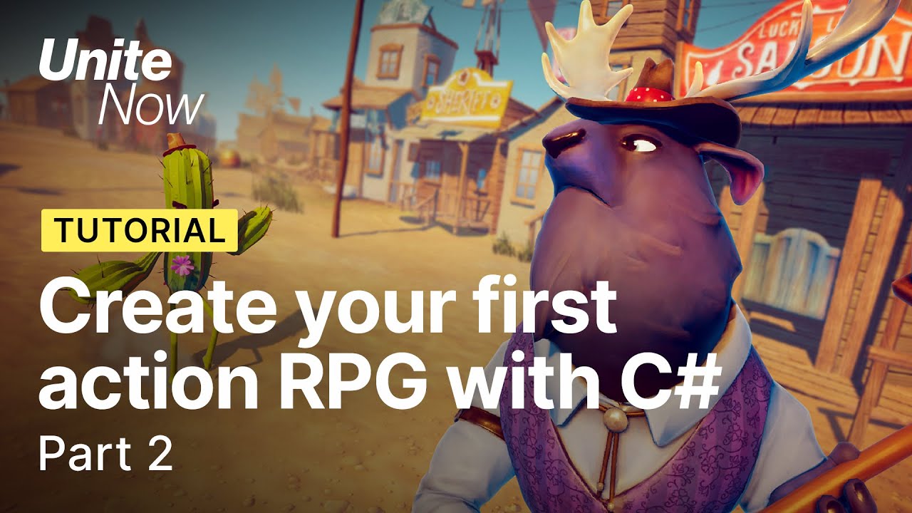 Create your first action RPG with C# - Part 2 | Unite Now 2020 - YouTube