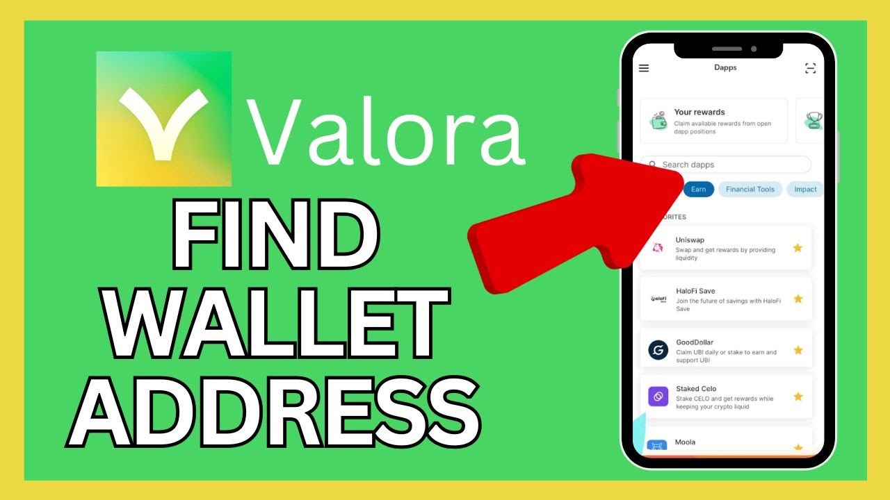 How to Find Wallet Address in Valora Wallet App 2024? - YouTube