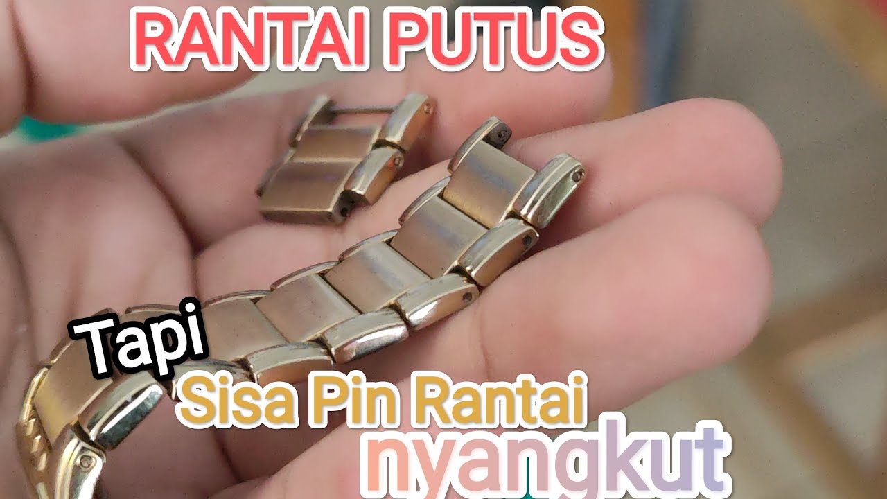 Cara mengeluarkan pin rantai Jam Tangan yang nyangkut di tali jam yang ...