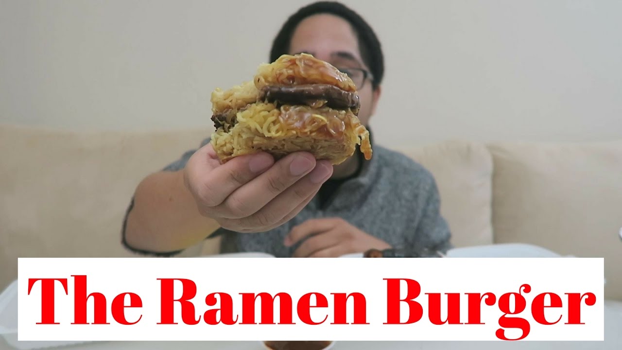 Ramen Burger and Musubi Trio from L&L's Hawaiian BBQ | Fast Food ...