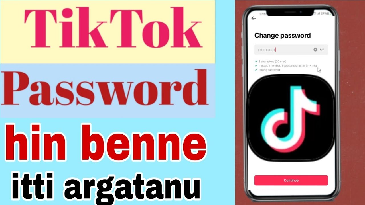Akkata password tik tok itti jijjiratanu How to change tik tok password - YouTube