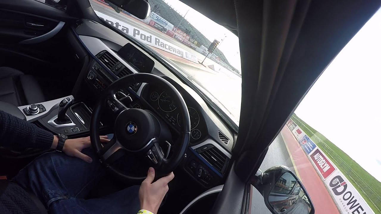 BMW 330D MSport - Santa Pod Feb 16 - YouTube