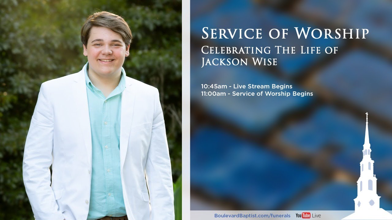 October 10, 2020 - Service of Worship Celebrating the Life of Jackson ...