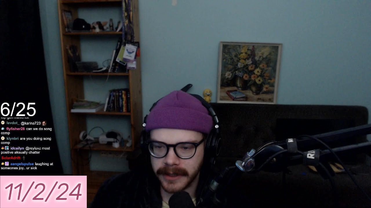 HELLO WAKE UP IM LIVE [aksually twitch VOD] | 11-2-24 | - YouTube