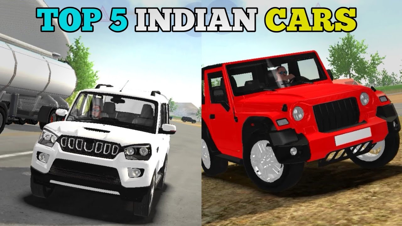 Top 5 Indian Cars || Indian Cars Speed Test || Gameplay Android - YouTube