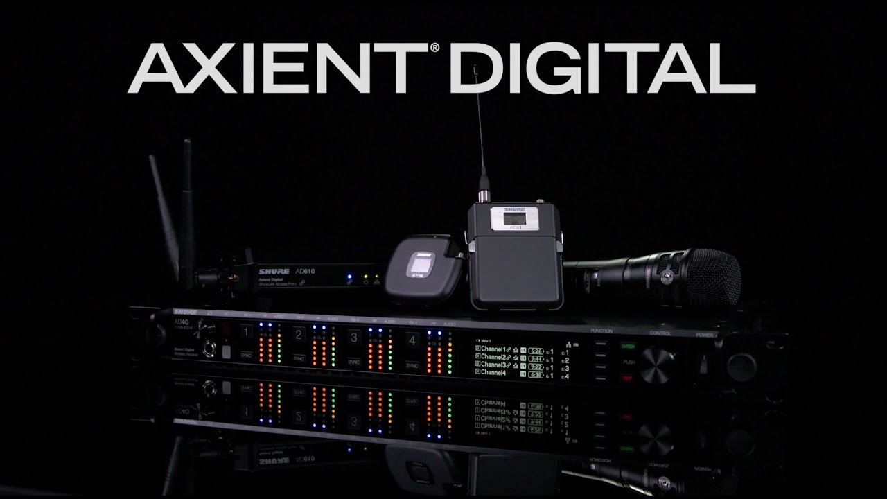 Lançamento Shure – Axient Digital - YouTube