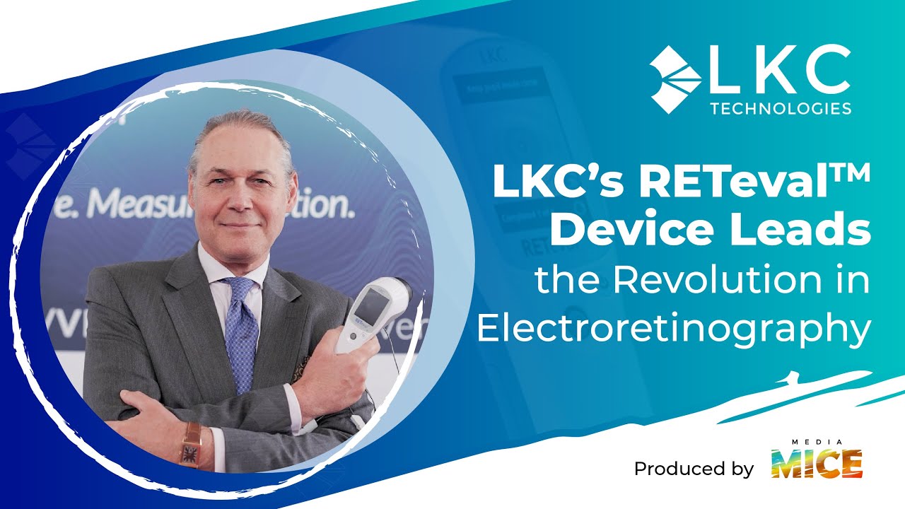LKC’s RETeval™ Device Leads the Revolution in Electroretinography - YouTube