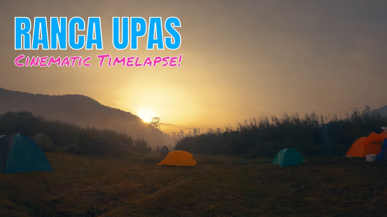 Timelapse Sunrise di Camping Ground Ranca Upas Ciwidey: Keindahan Alam ...