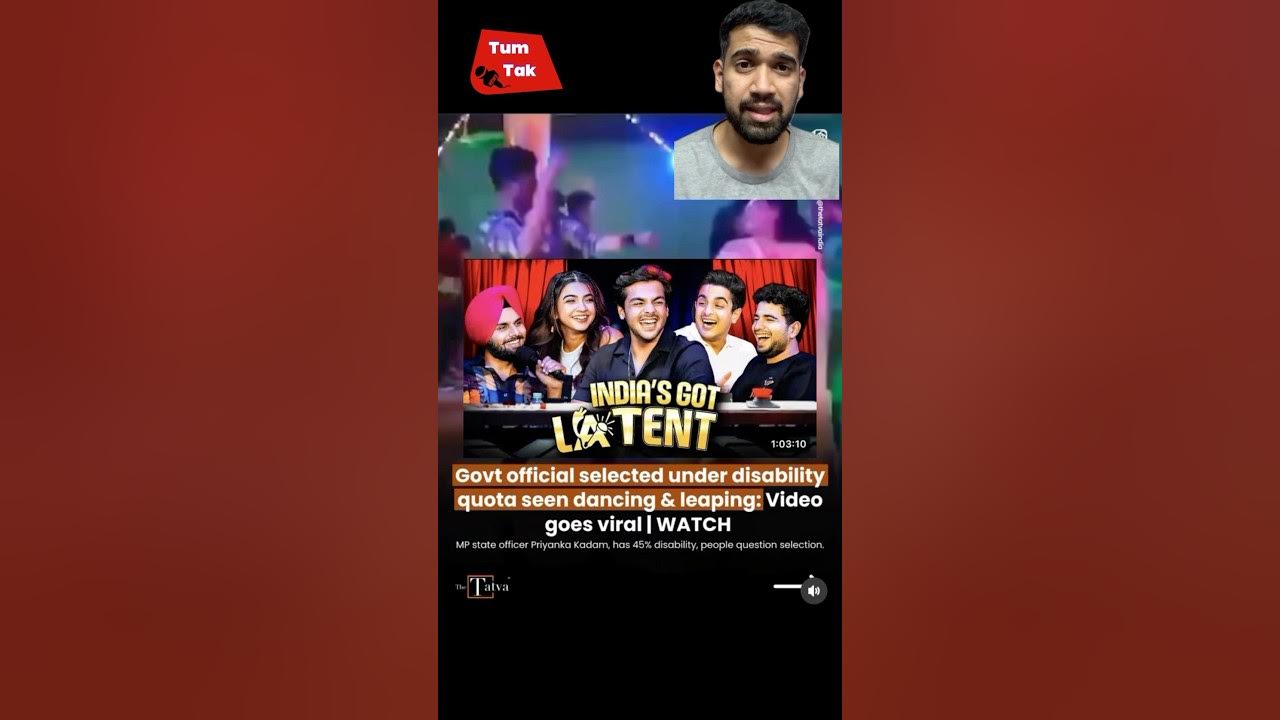 MP Govt disabled officer accused of cheating #standupcomedy #aajtak #indiasgotlatent # ...