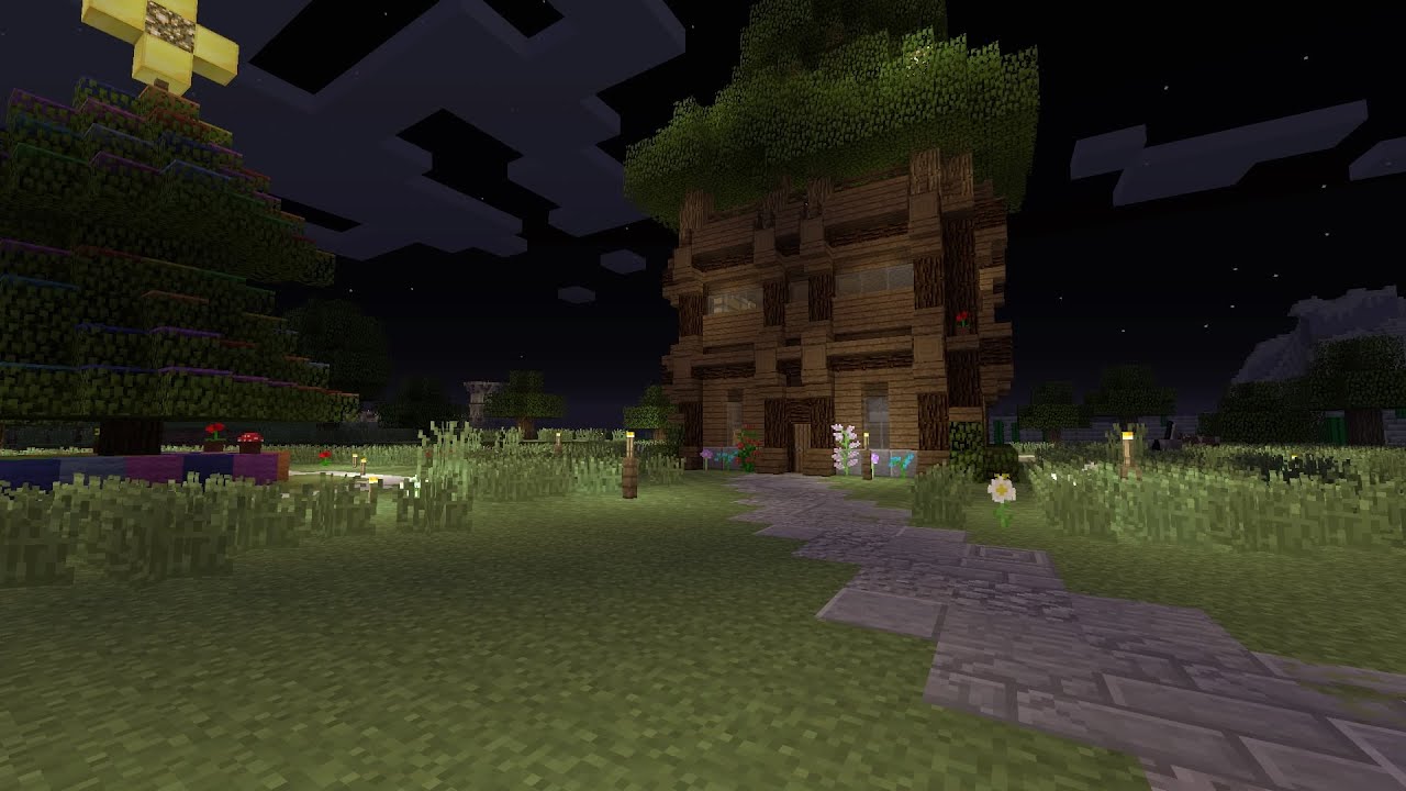 Minecraft Tutorial - The Wooden Fortress House! - YouTube