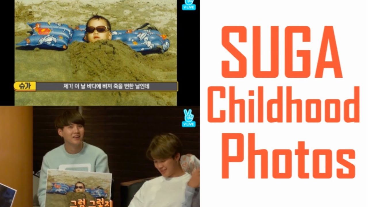 BTS - Suga Childhood Photos - YouTube