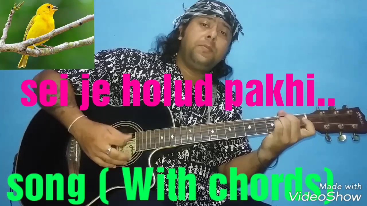 Sei je holud pakhi | song with chords | how to play easy. - YouTube