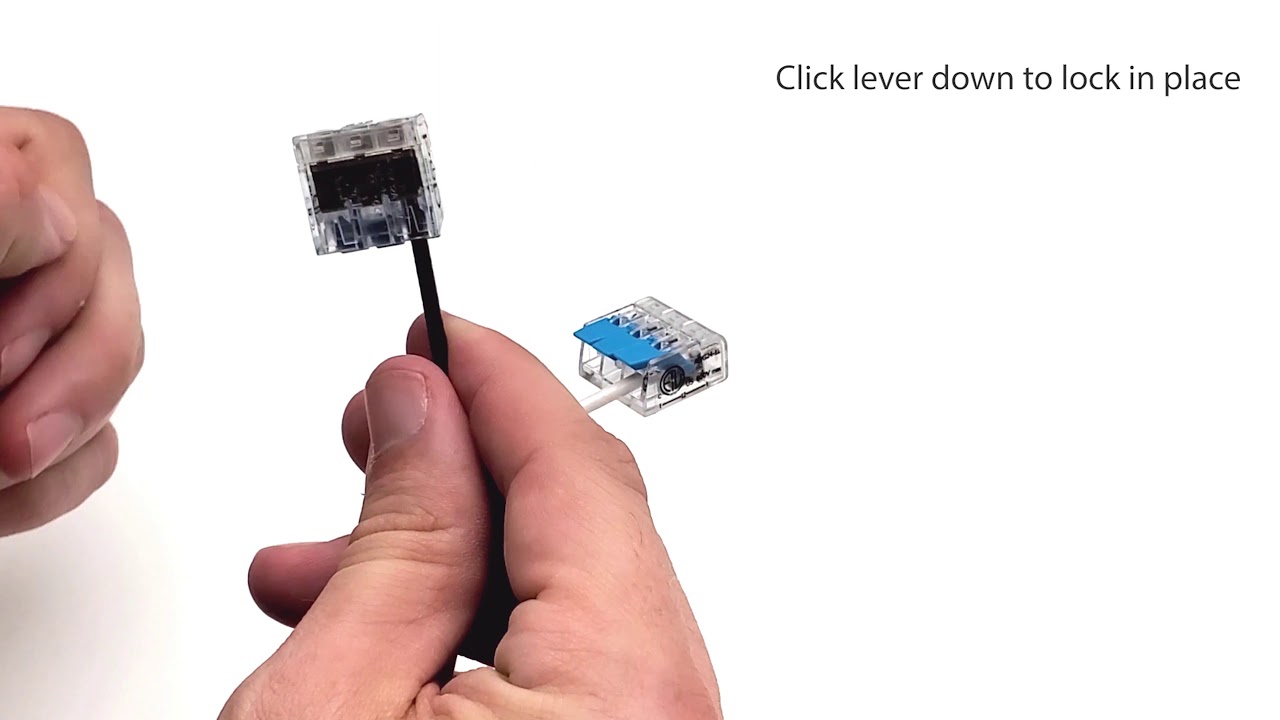 Lever Nut connectors easy to install splicing 3 12 awg wires together ...