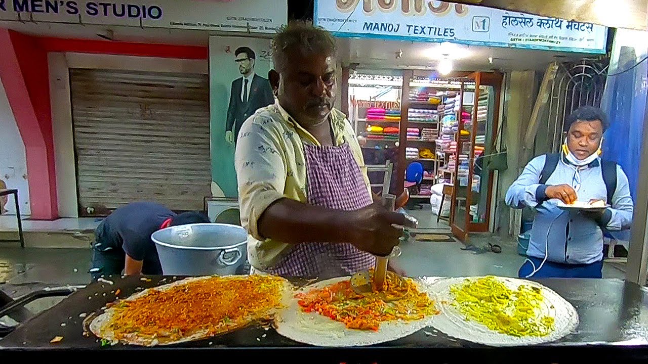 Best Dosa In Indian Street Food | Rajinikanth Dosa Centre - YouTube