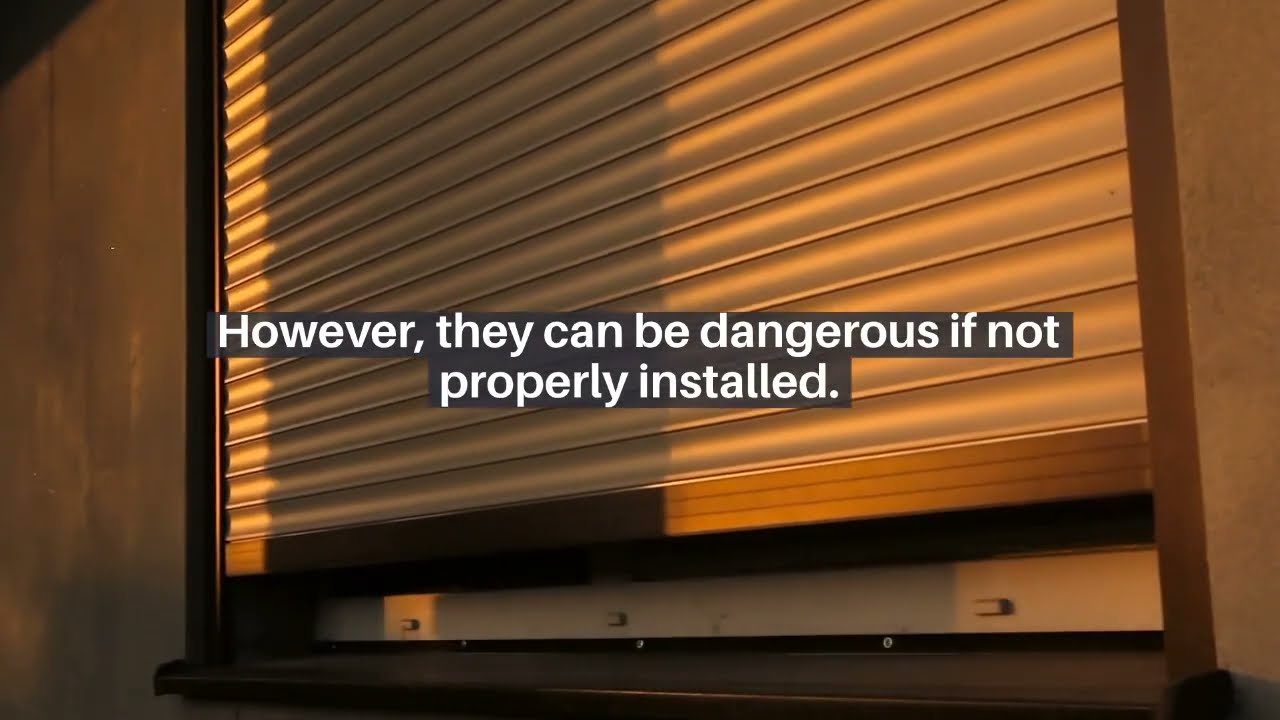 Roller Shutters Safety Brakes - YouTube