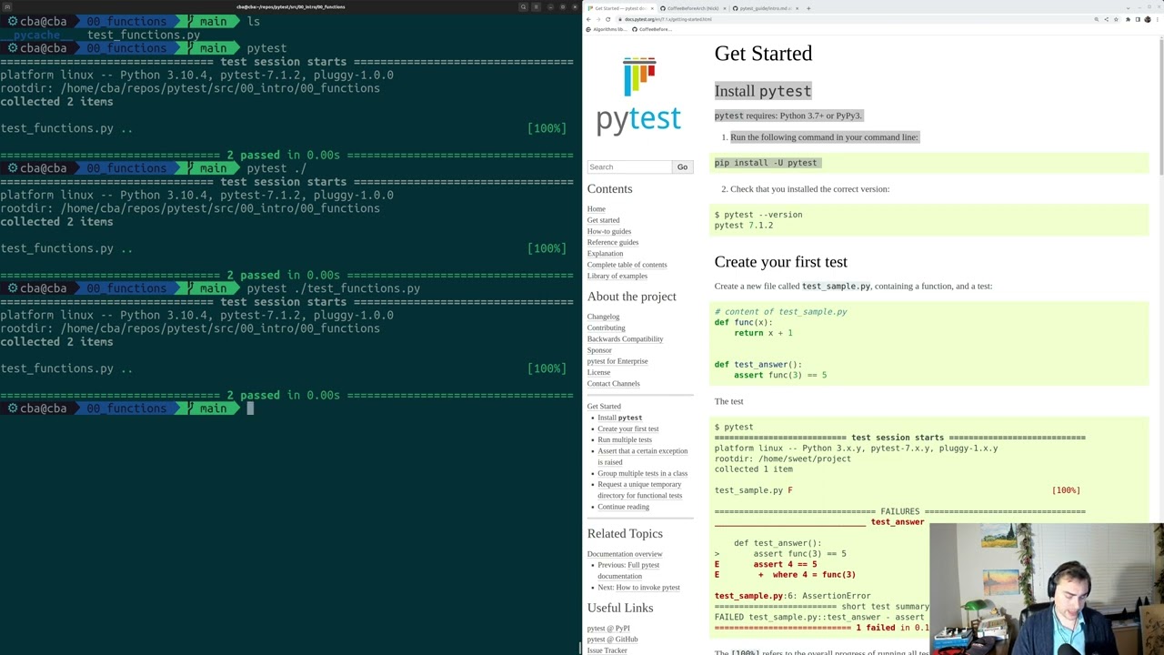 Pytest Basics Introduction To Tests Youtube