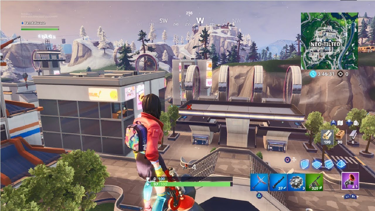 SEASON 9 FORTNITE NEO TILTED TOWERS NEW LOCATION - YouTube