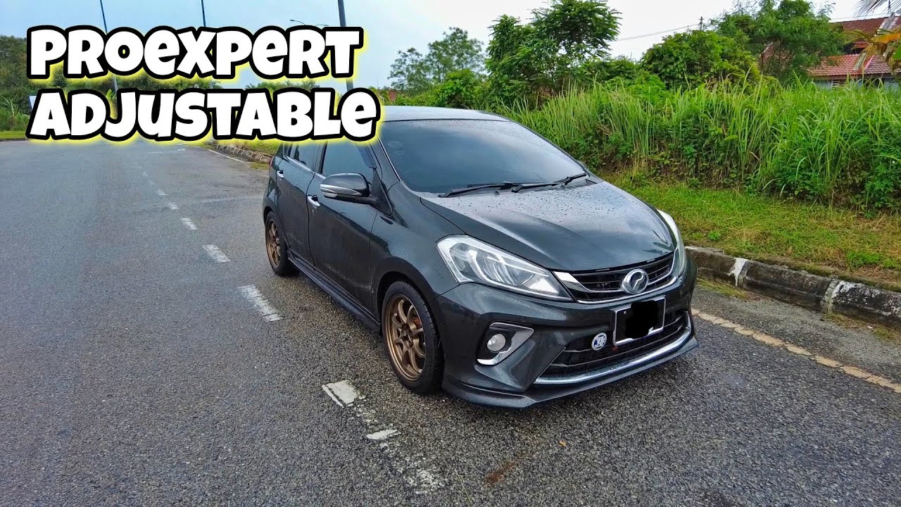 Myvi Gen3 Proexpert Adjustable Installation & setup - YouTube